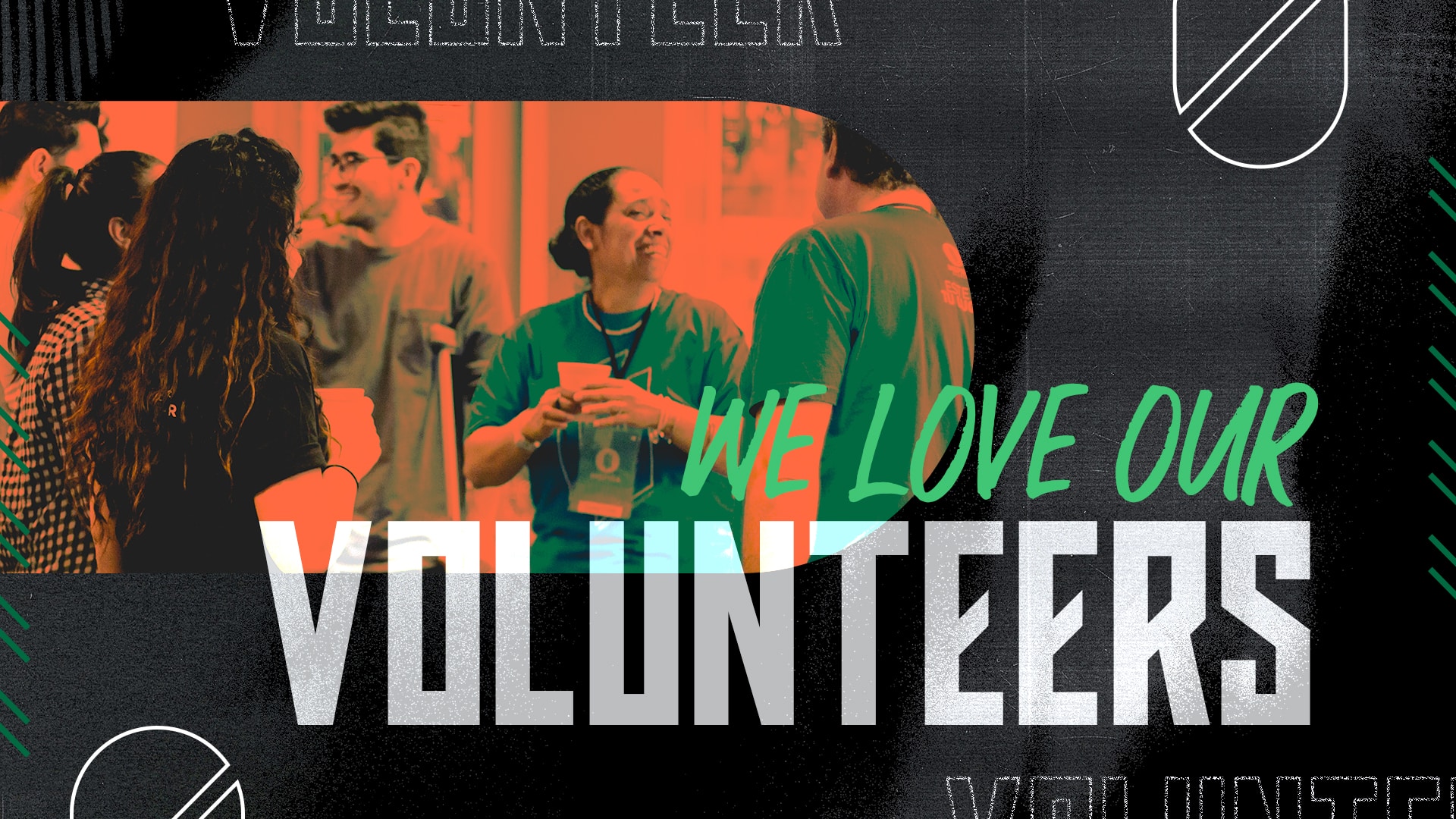 Ministry Graphics: We Love Our Volunteers - Church Visuals