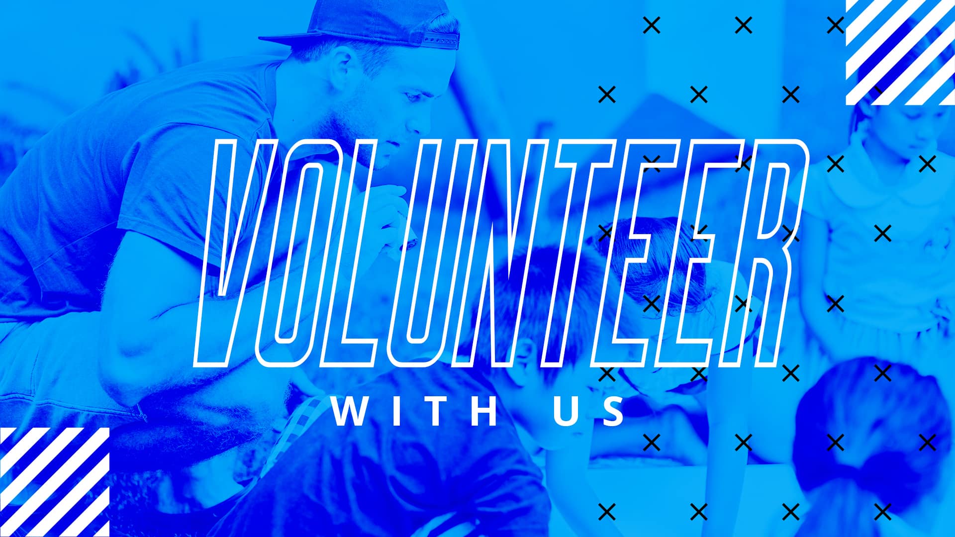 Ministry Graphics: Volunteer with Us - Church Visuals