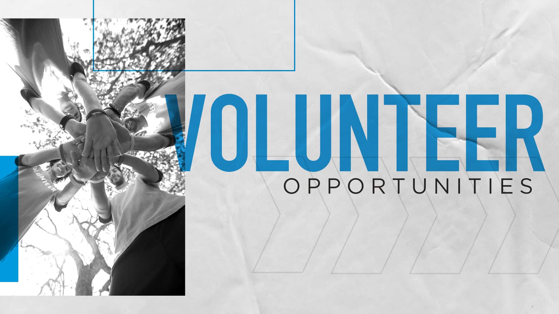 Ministry Graphics: Volunteer Opportunities - Church Visuals