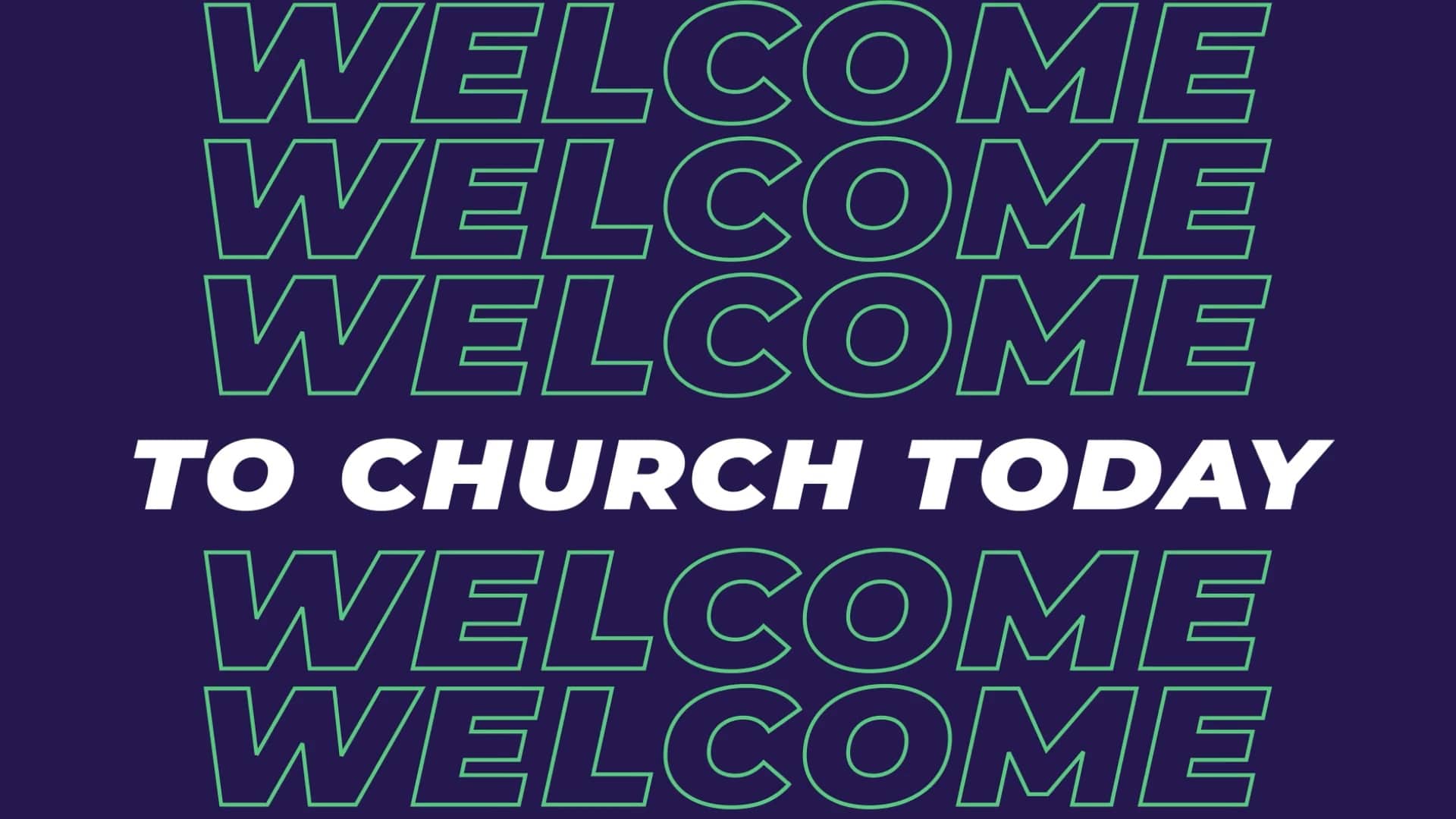 Mini-Movie: Welcome to Church Worship Opener - Church Visuals