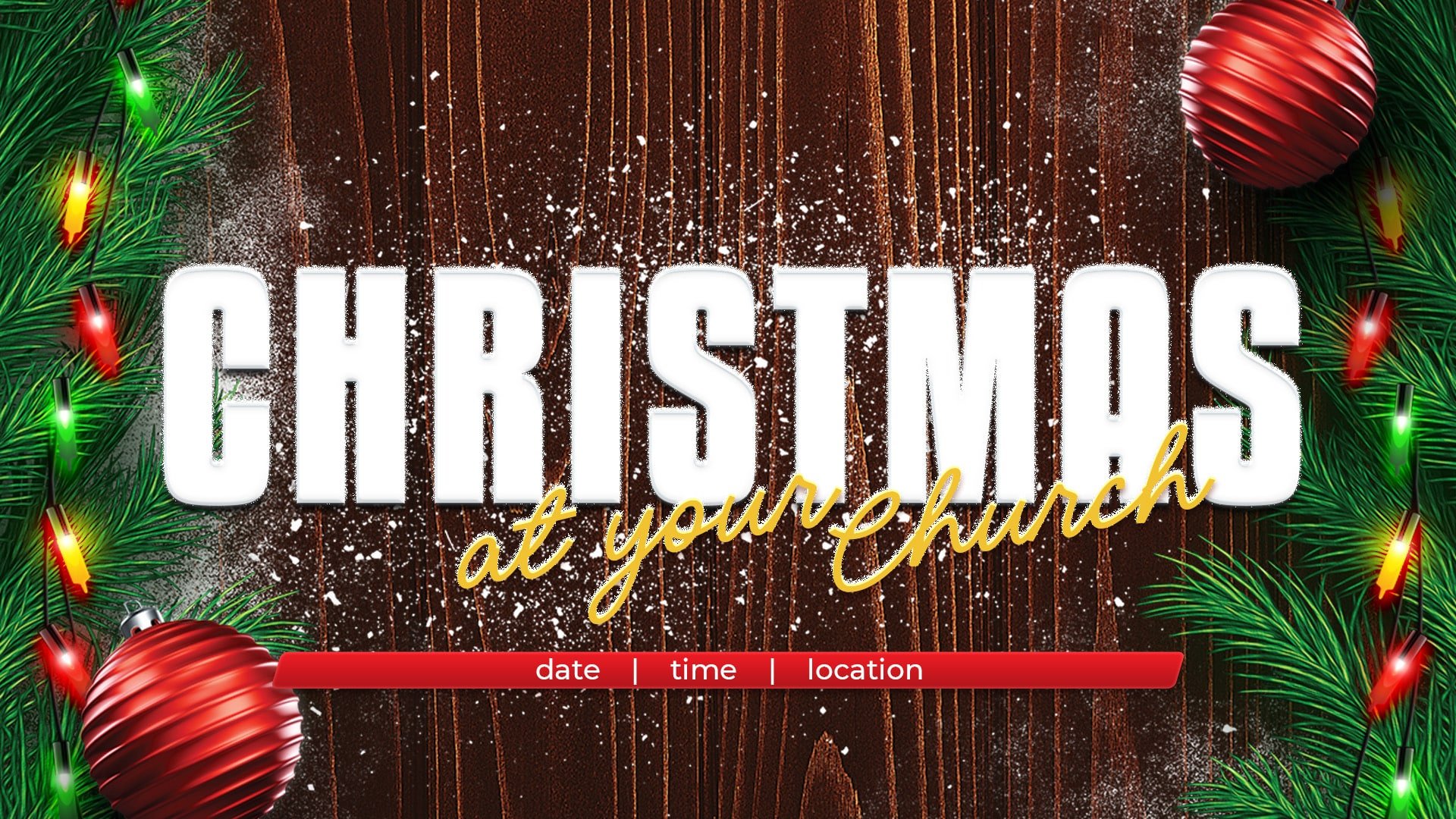 Ministry Graphics: Christmas at Your Church - Church Visuals