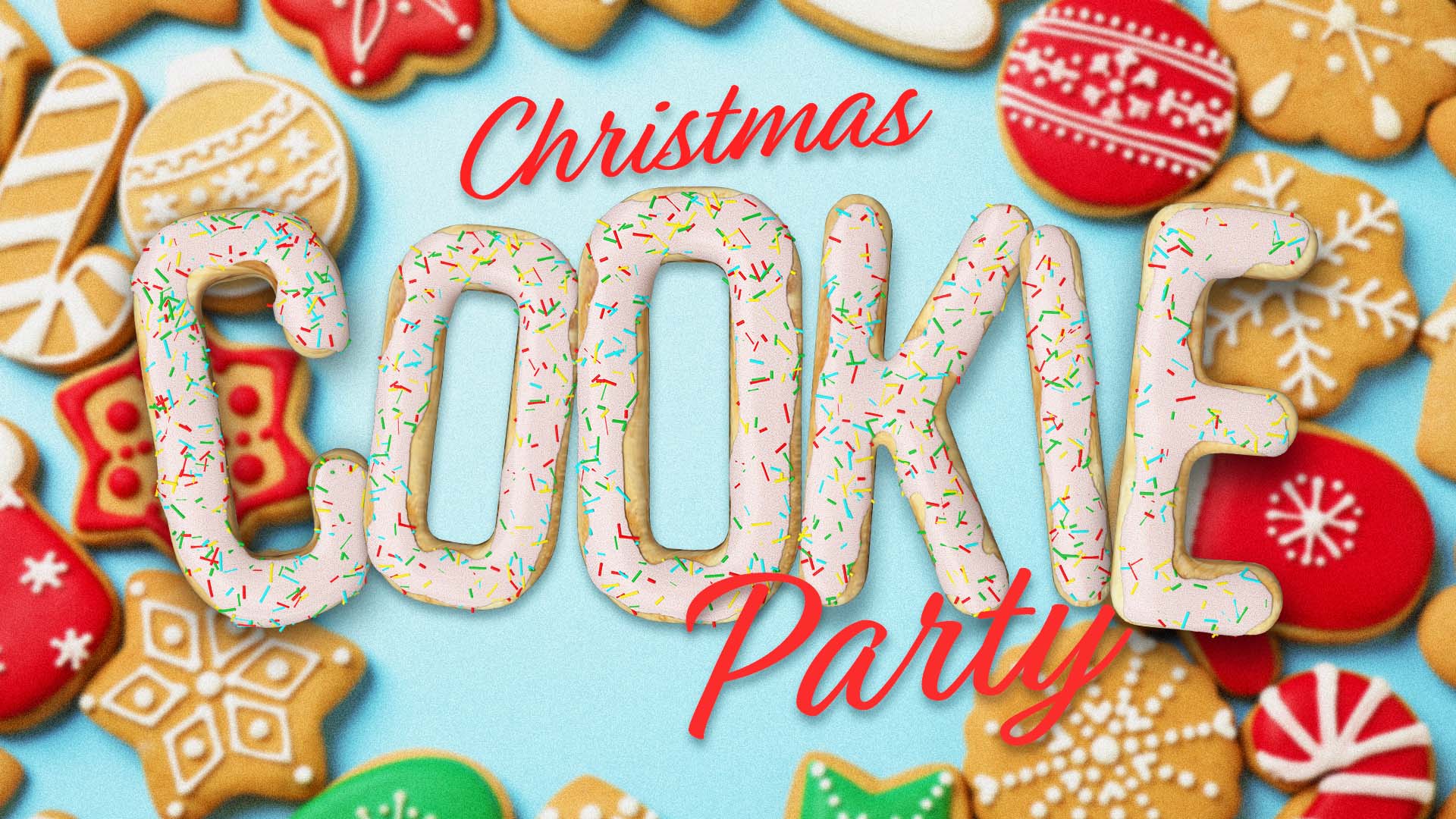 Ministry Graphics: Christmas Cookie Party - Church Visuals