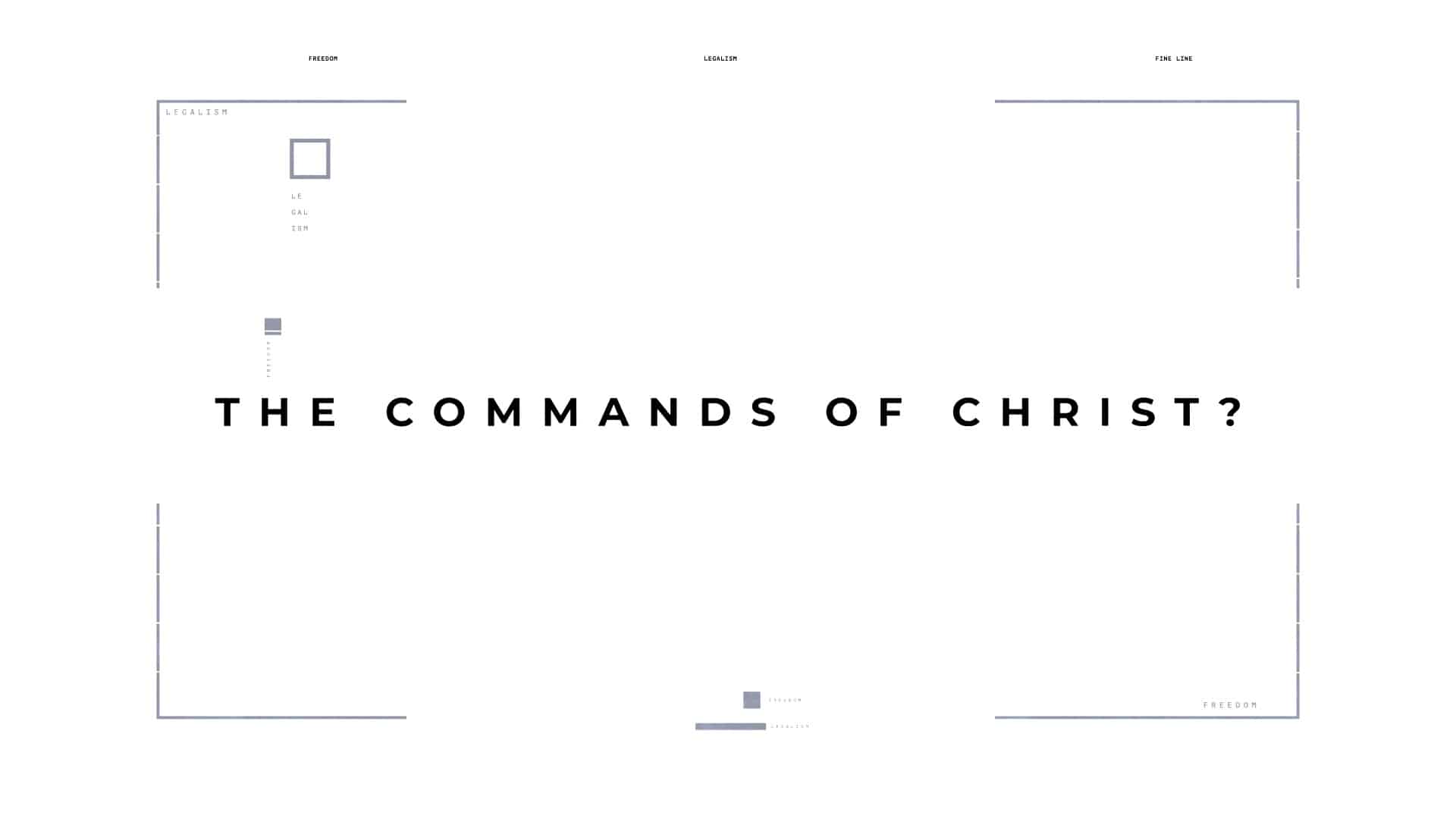 Sermon Bumper: Fine Line - Church Visuals