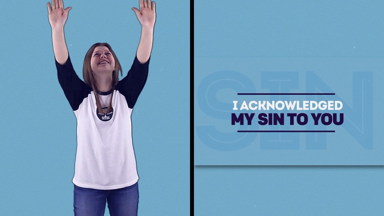 Worship Video: I Will Confess: Hand Motions - Church Visuals