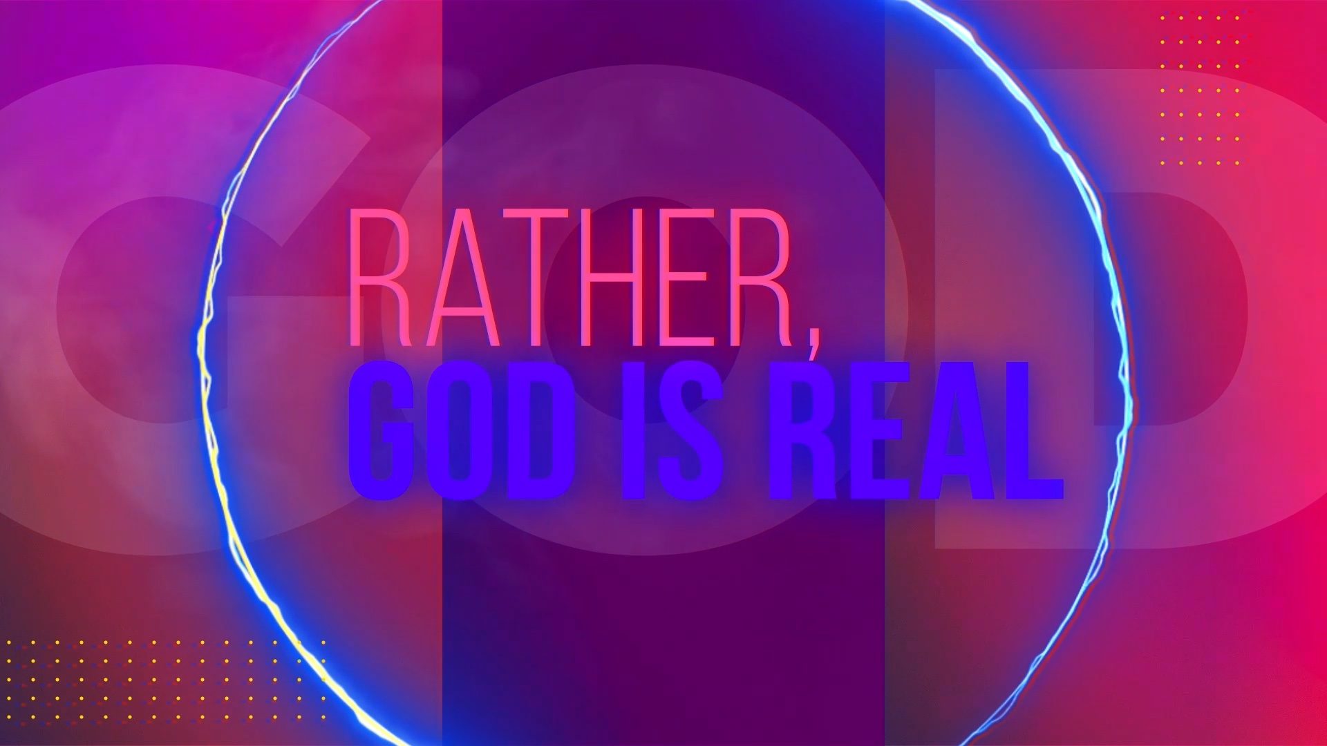 Mini-Movie: You Can Know God Student Worship Opener - Church Visuals