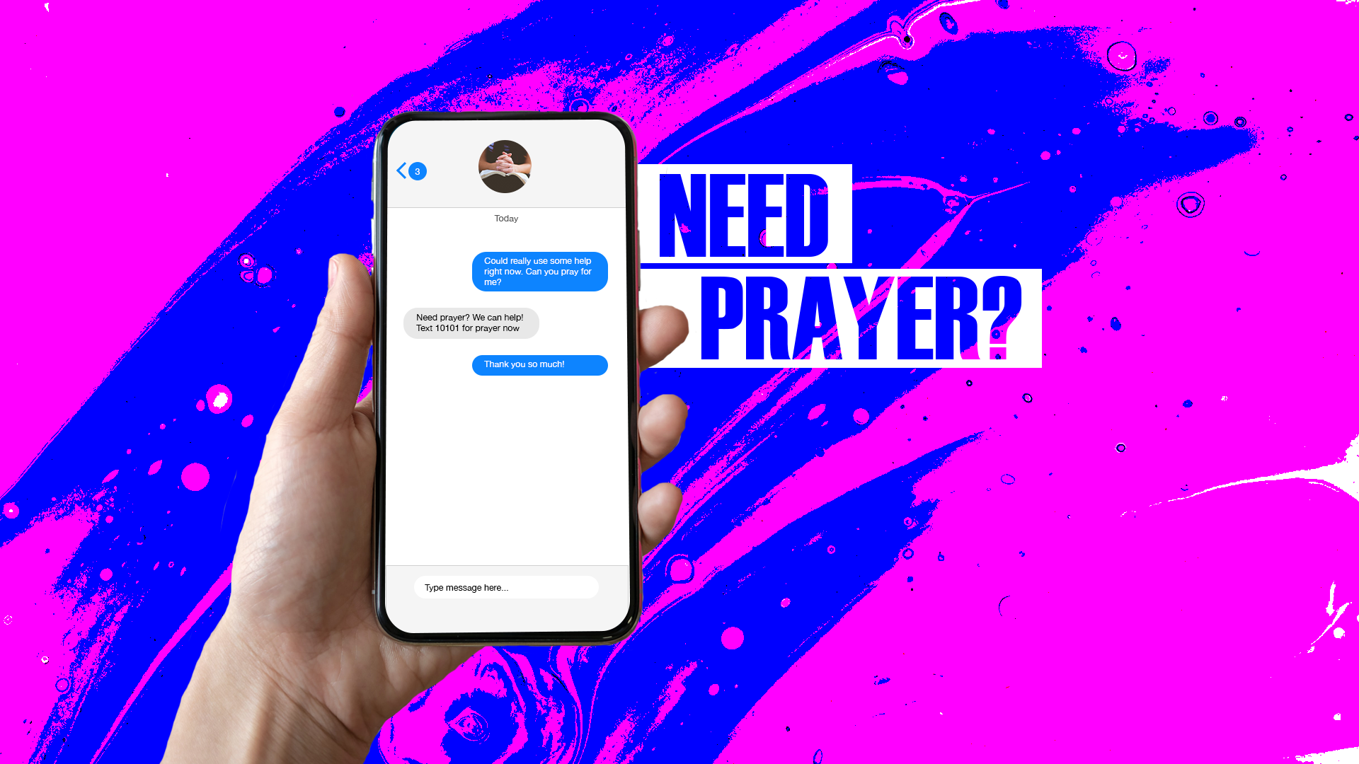 Social Graphics: Need Prayer - Church Visuals