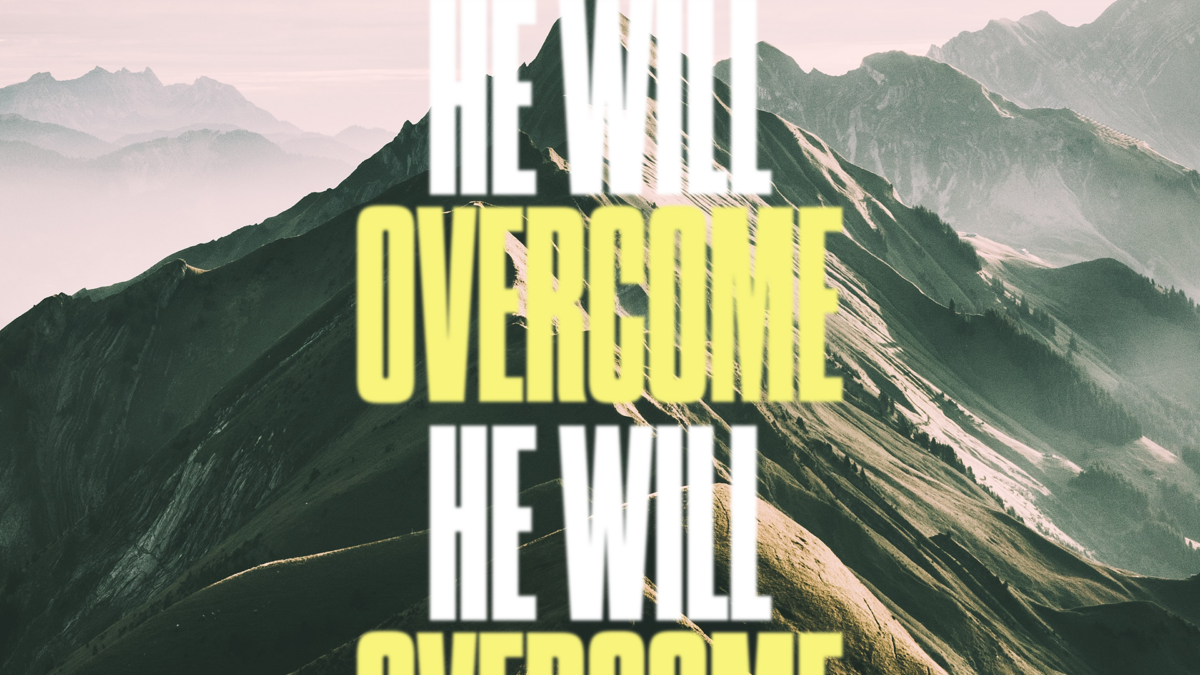 Social Graphics: He Will Overcome - Church Visuals