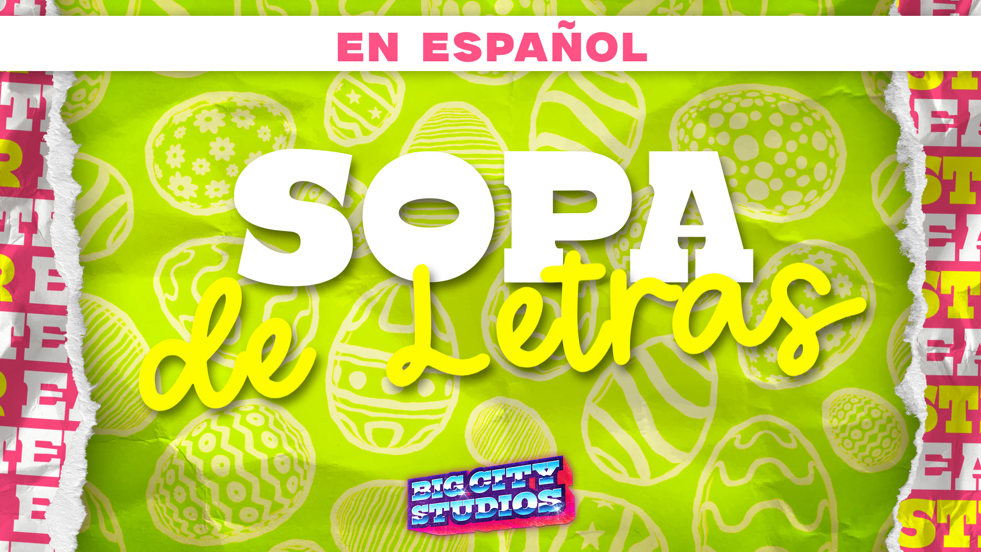 Game: Easter Word Scramble Spanish Game - Church Visuals