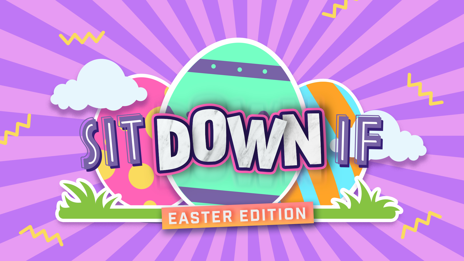 Game: Sit Down If: Easter Edition - Church Visuals