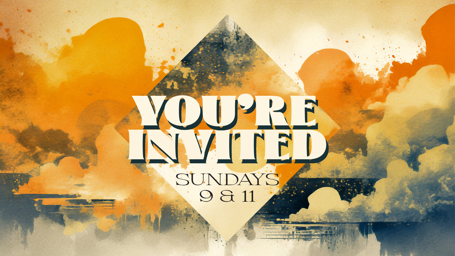 You're Invited Sunday - Church Visuals