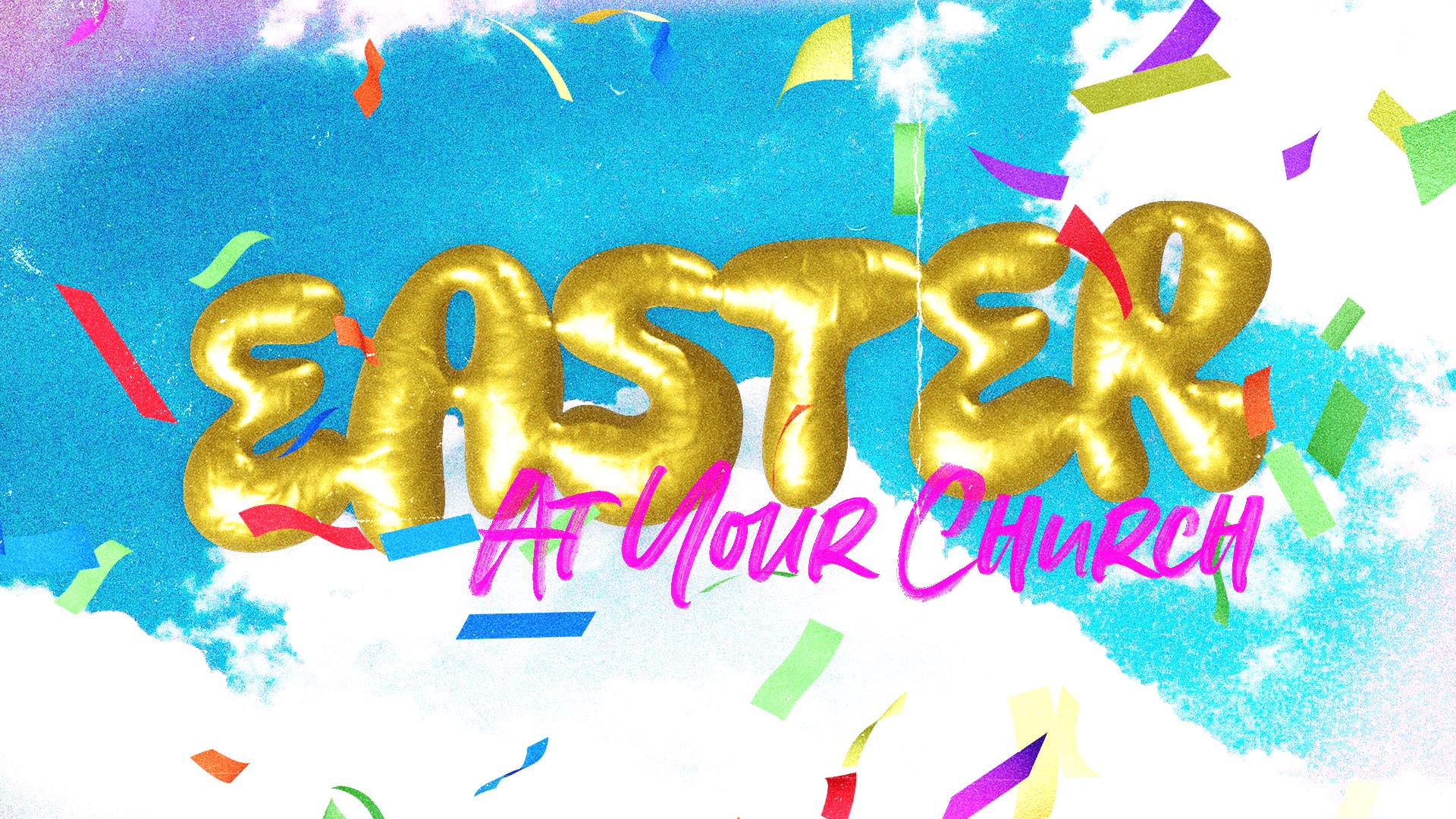 Social Graphics: Easter At Your Church - Church Visuals