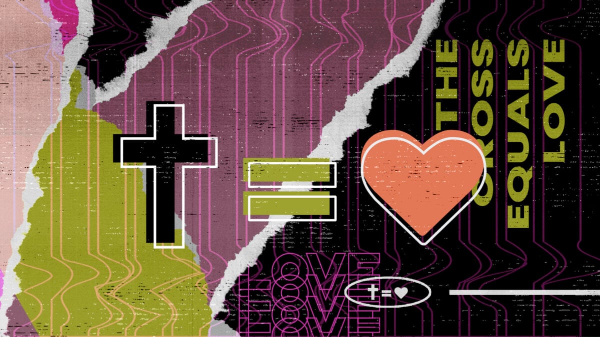 Ministry Graphics: Cross Equals Love - Church Visuals