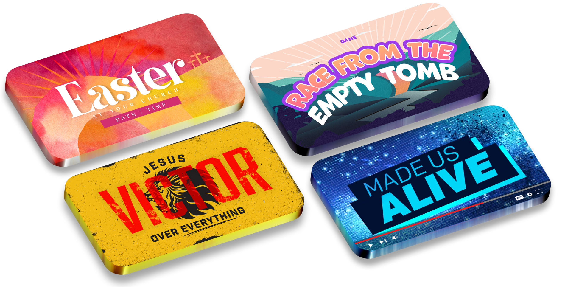 Easter Sermon Series Videos & Graphics - Church Visuals