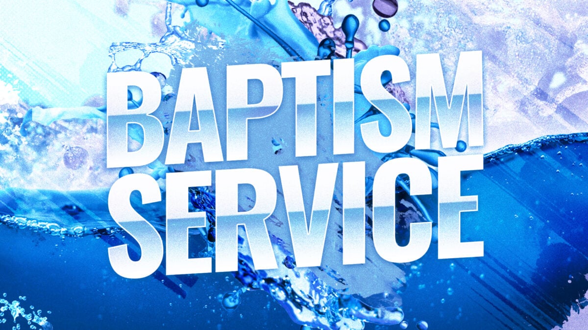 Ministry Graphics: Baptism Service - Church Visuals