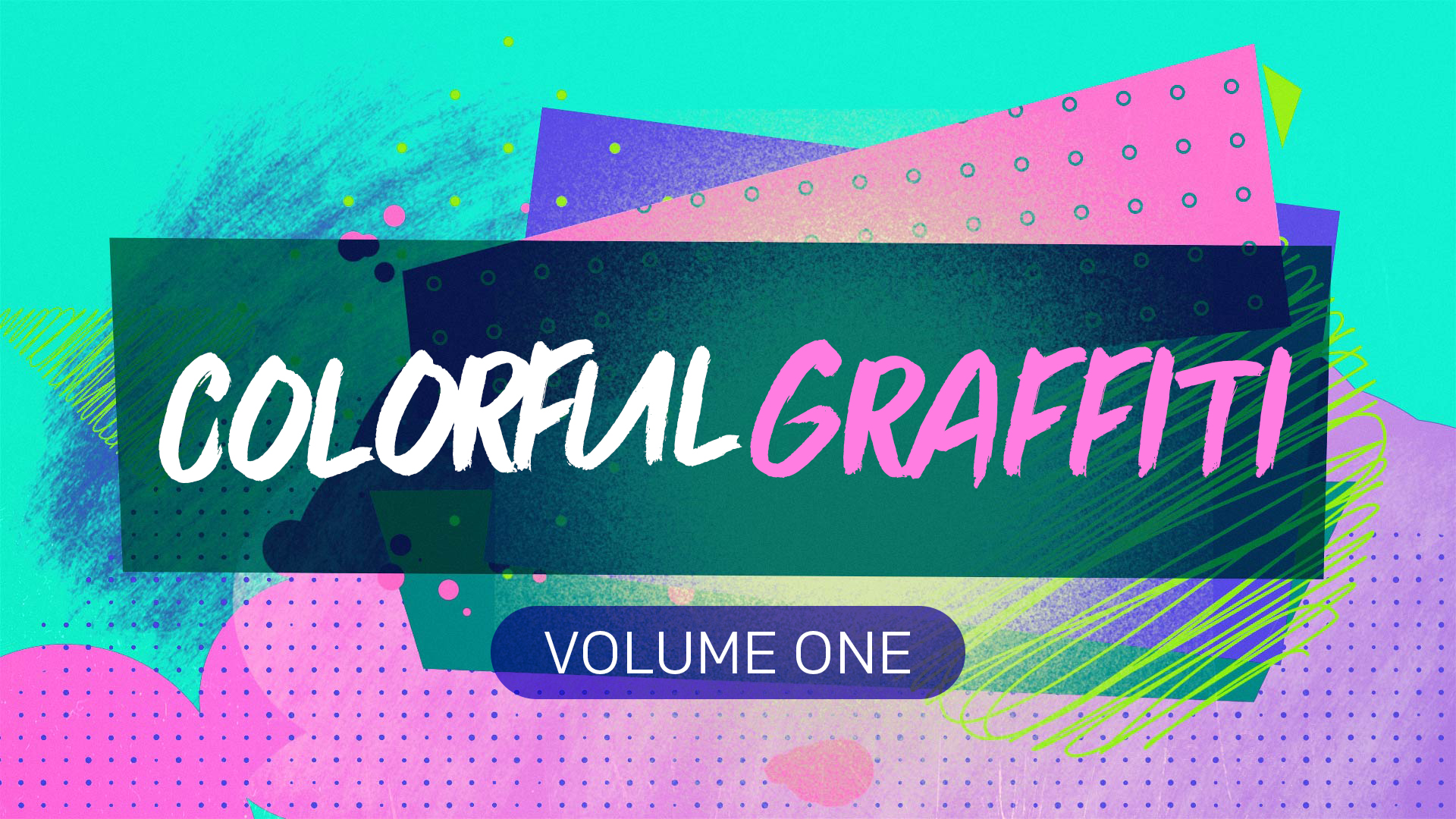 Motion Graphics: Colorful Graffiti: Volume One - Church Visuals