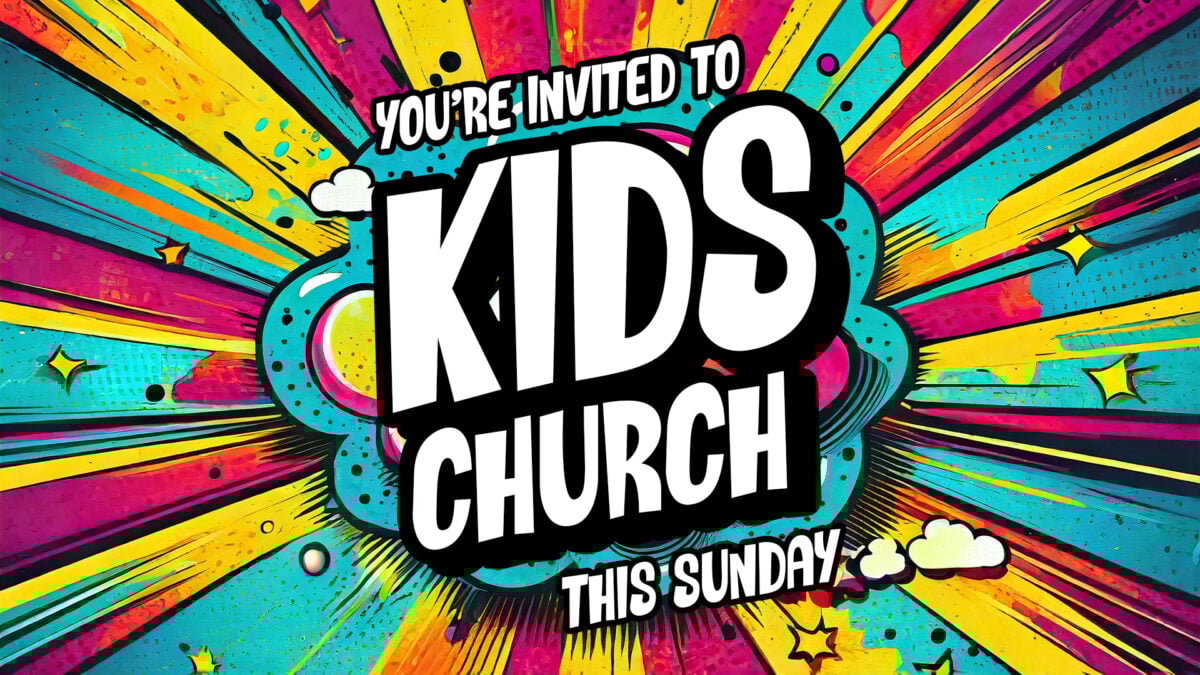 Social Graphics: You're Invited to Kids Church This Sunday - Church Visuals