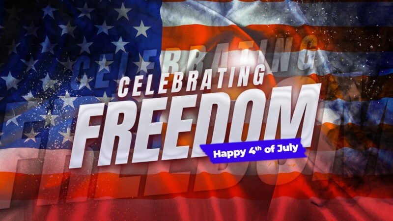 Motion Graphics: Celebrating Freedom: Happy 4th of July - Church Visuals