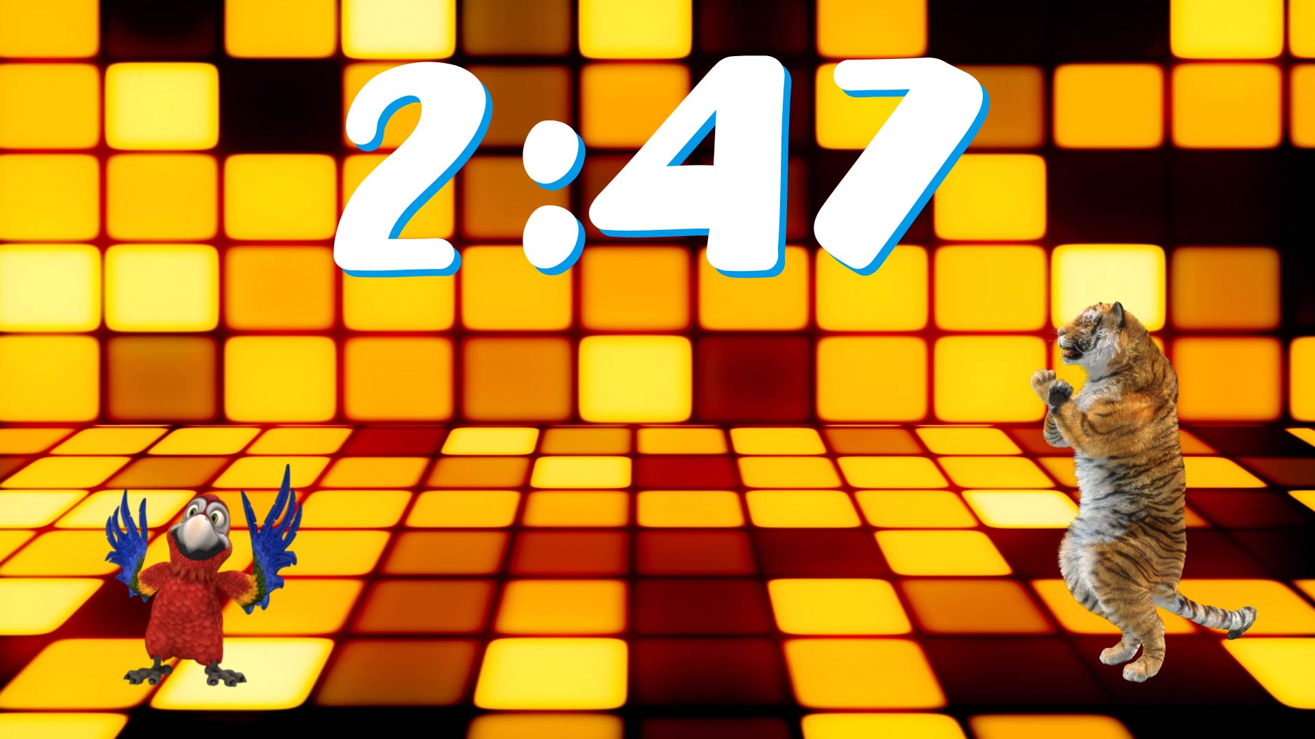 Countdown: Dance Off - Parrots vs. Tigers - Church Visuals