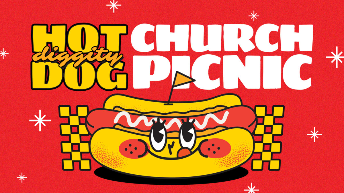Ministry Graphics: Hot Diggity Dog Church Picnic - Church Visuals