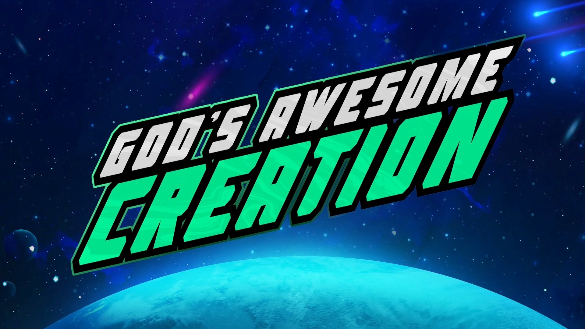 Game: God's Awesome Creation - Church Visuals