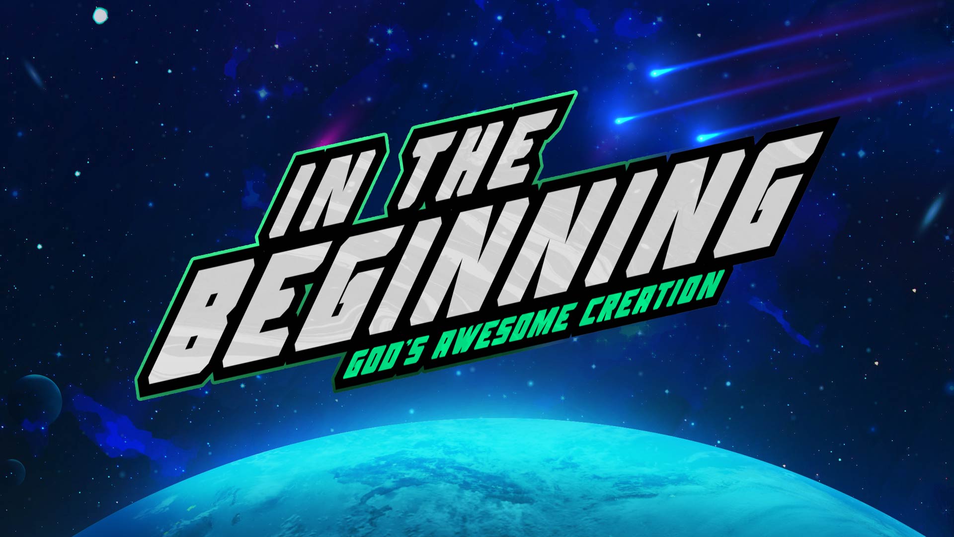 Motion Graphics: In The Beginning: God's Awesome Creation - Church Visuals