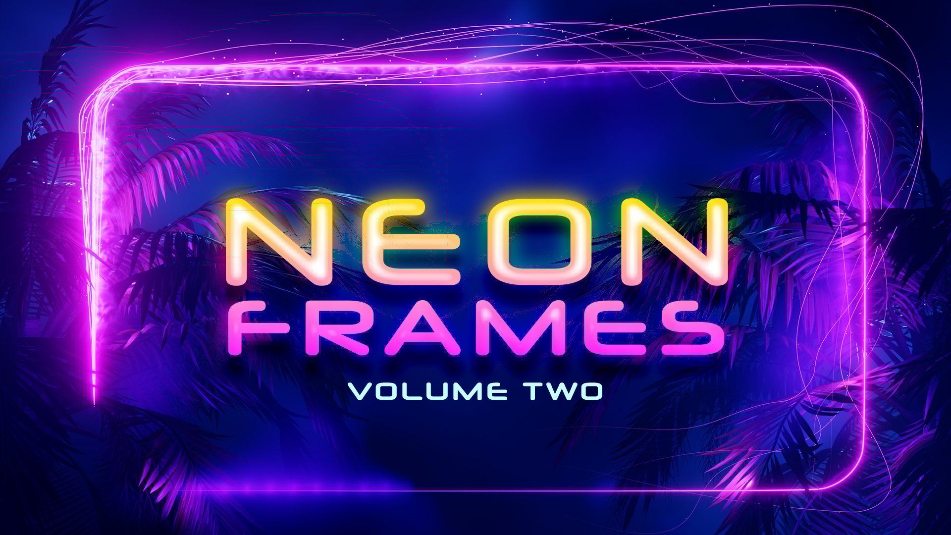 Motion Graphics: Neon Frames: Volume Two - Church Visuals