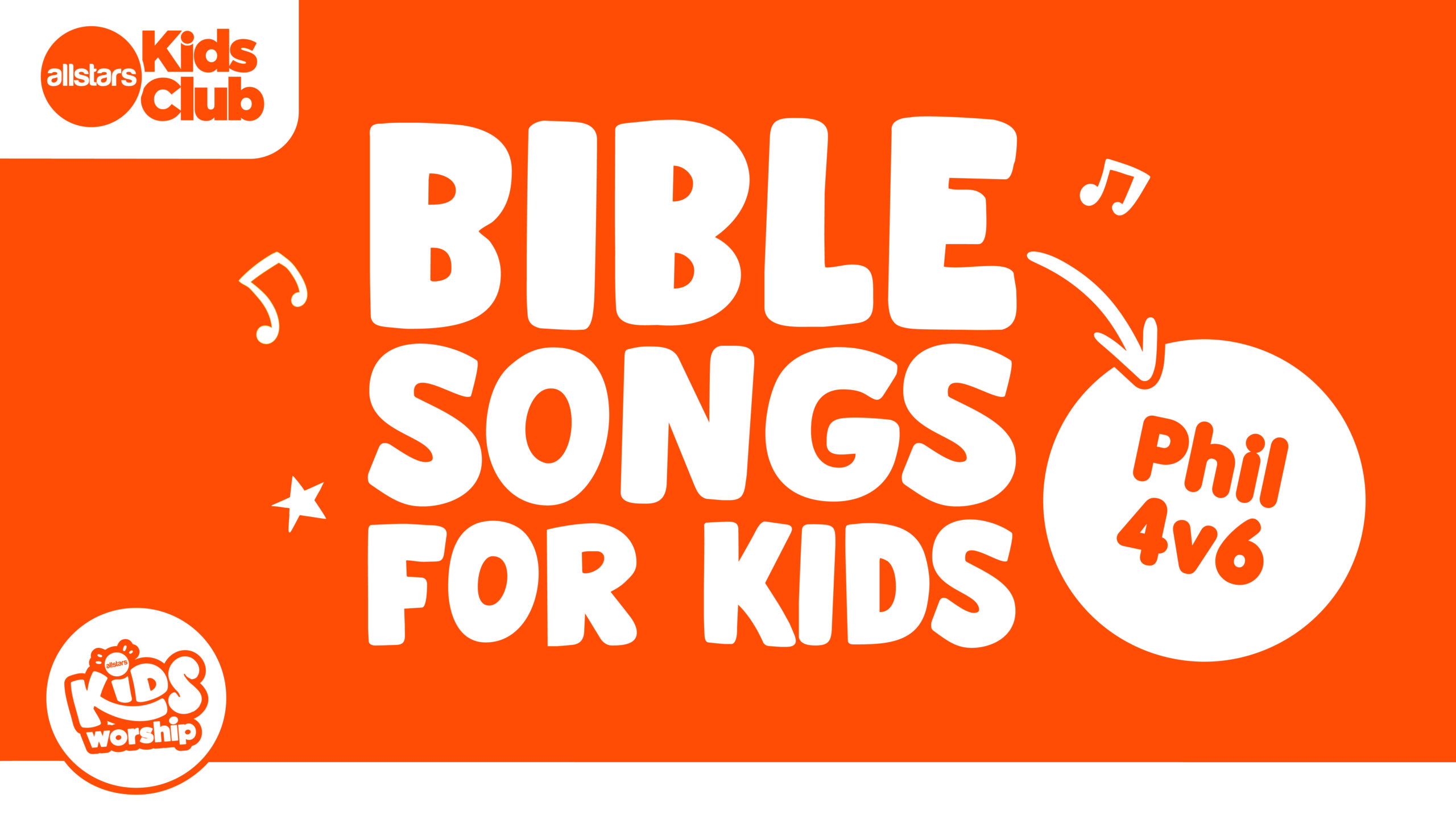 Worship Video: Philippians 4:6 - Bible Songs For Kids - Church Visuals