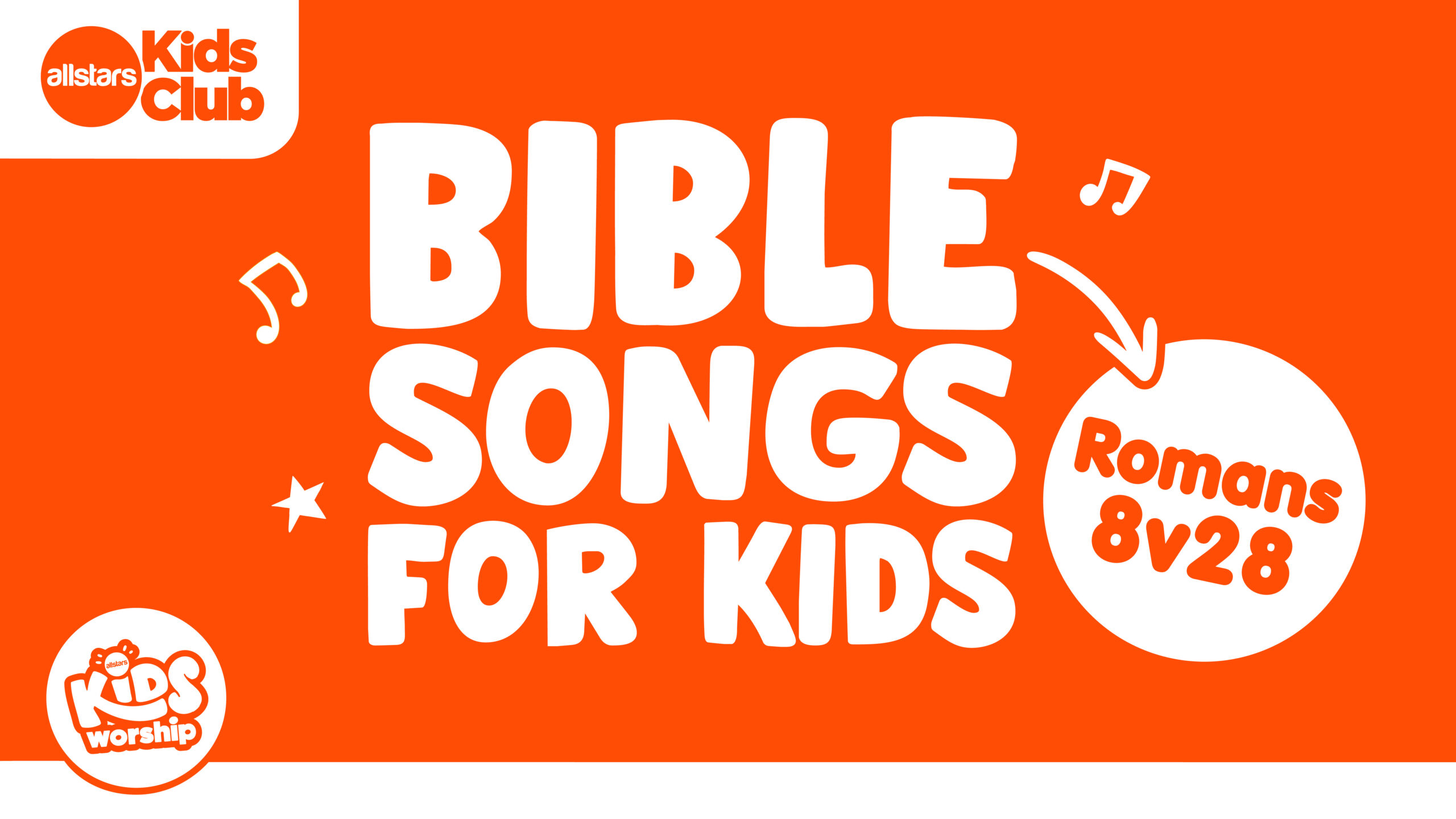 Worship Video: Romans 8:28 - Bible Songs For Kids - Church Visuals