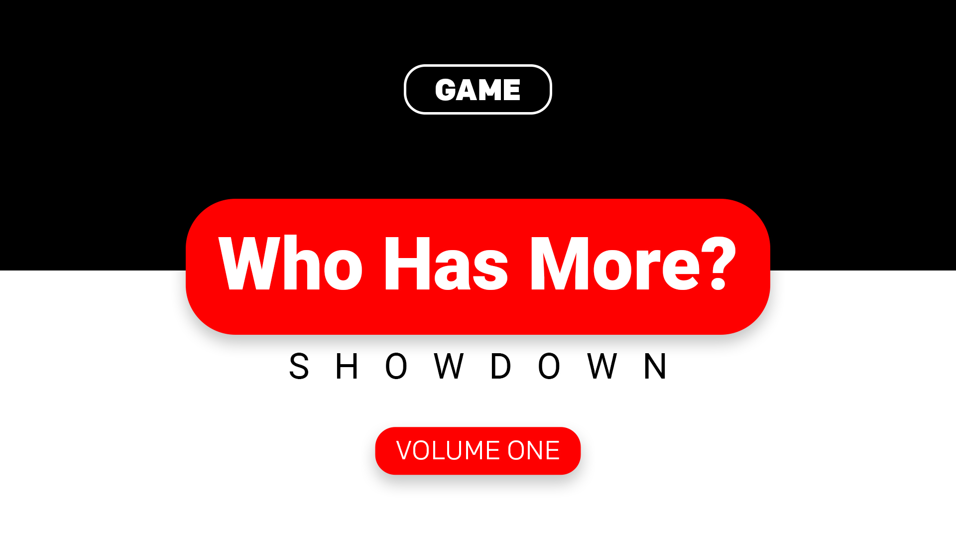 Game: Who Has More Showdown: Volume One - Church Visuals