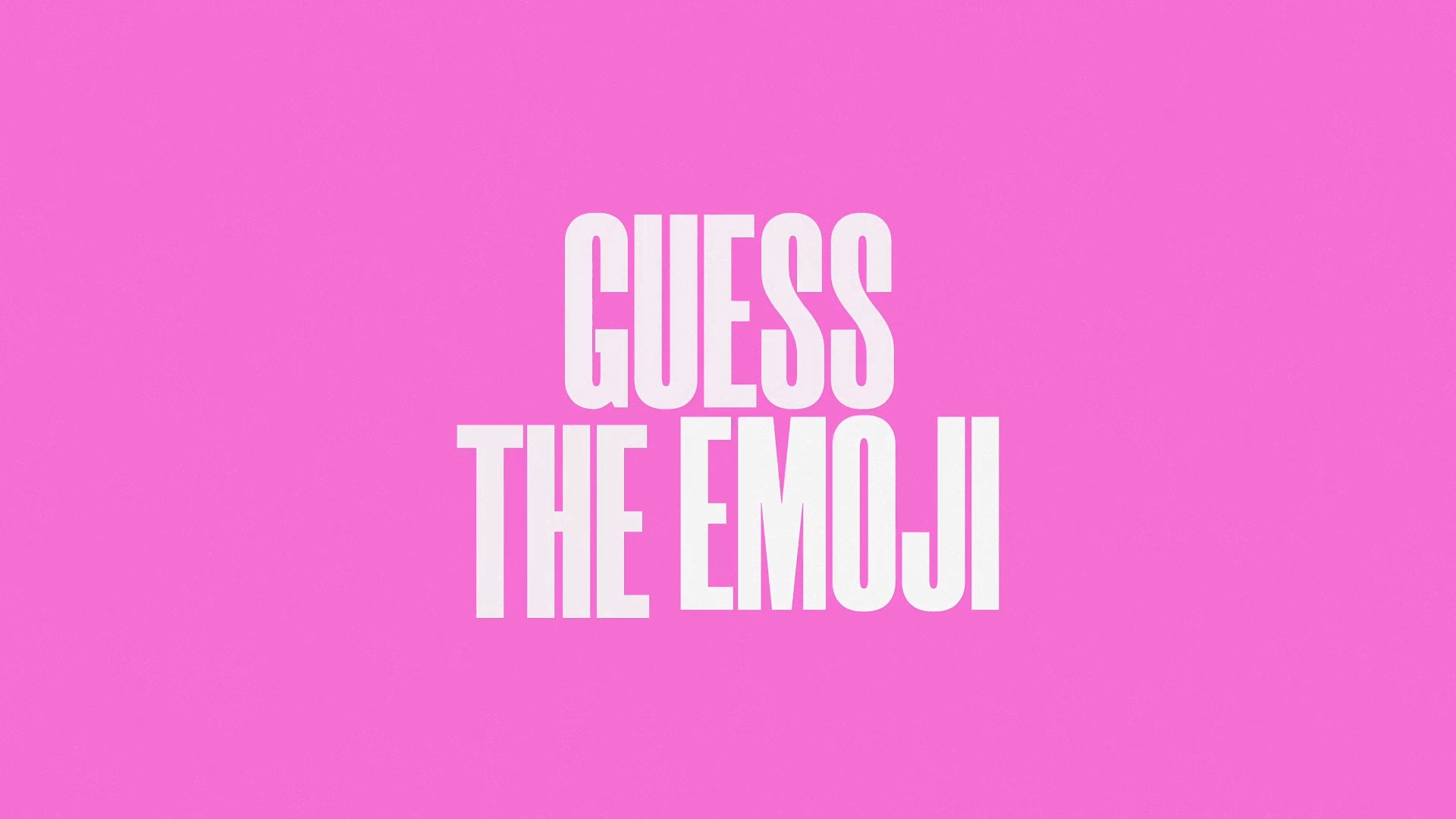 Game: Guess the Emoji - Church Visuals