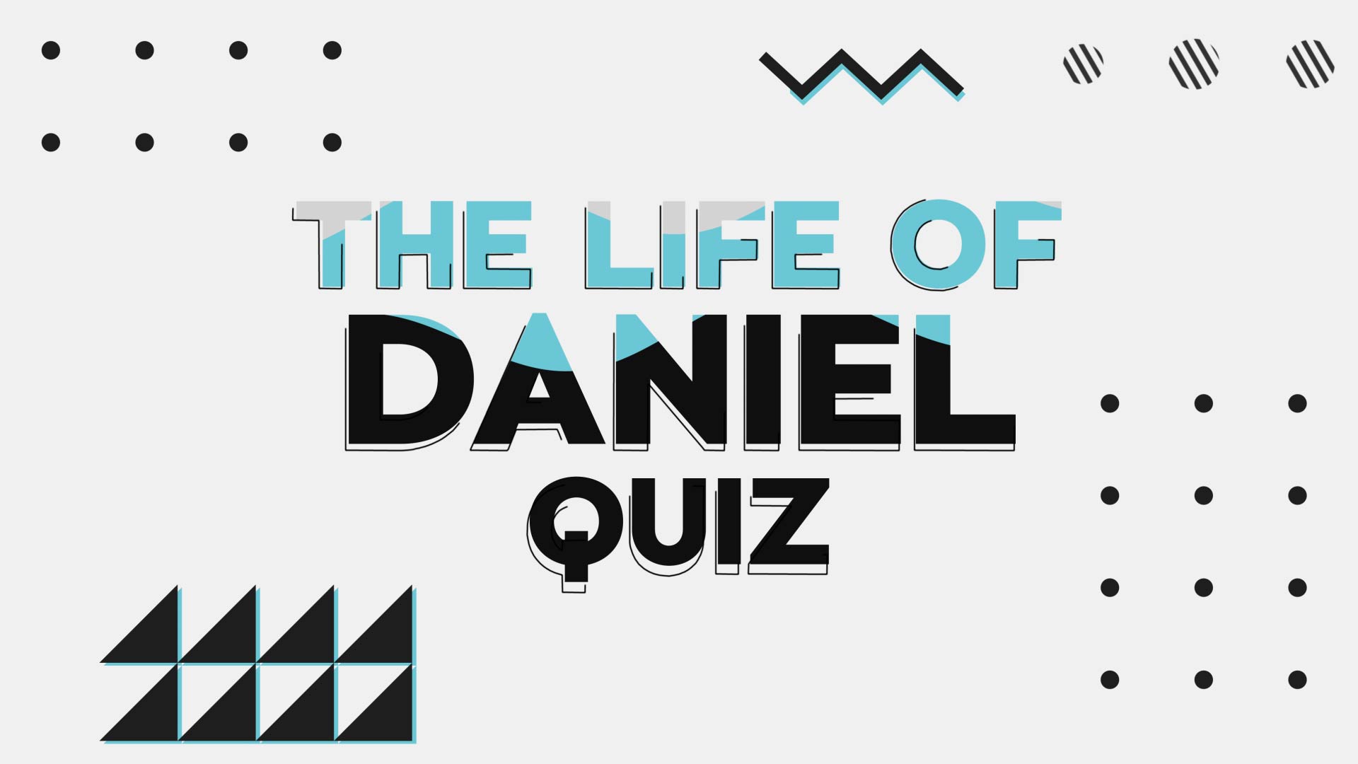 Countdown: Bible Quiz: Daniel Edition - Church Visuals