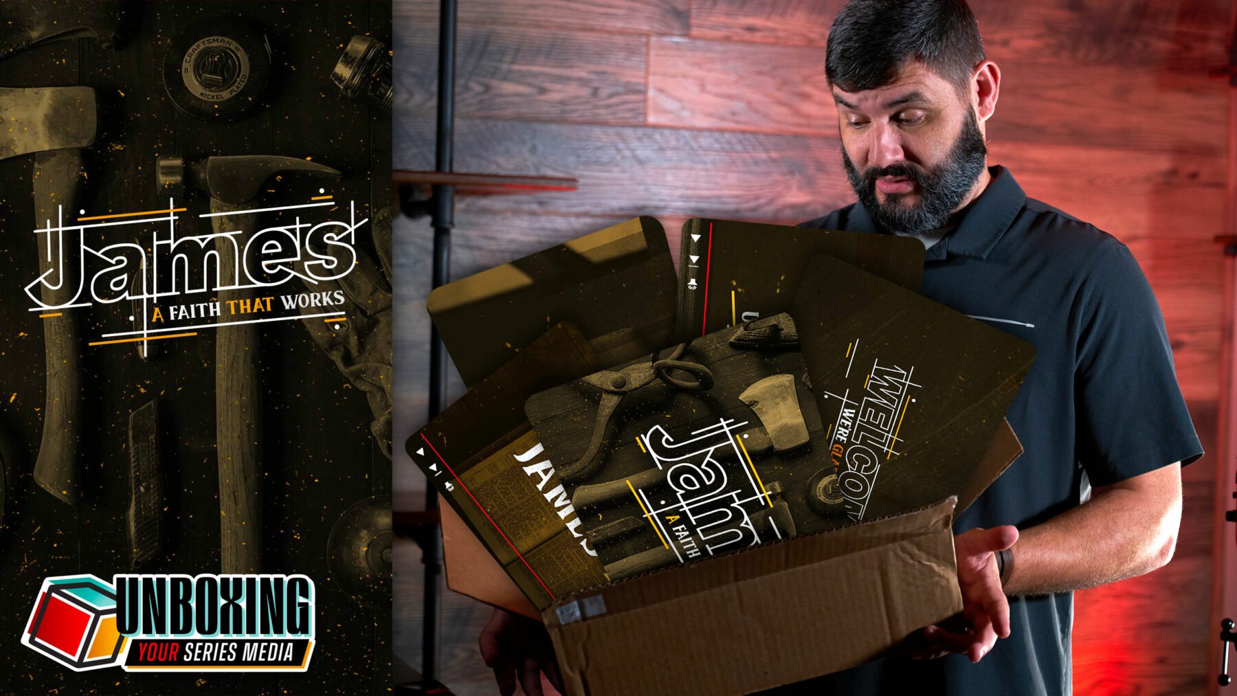 Sermon Series: James - A Faith That Works - Church Visuals