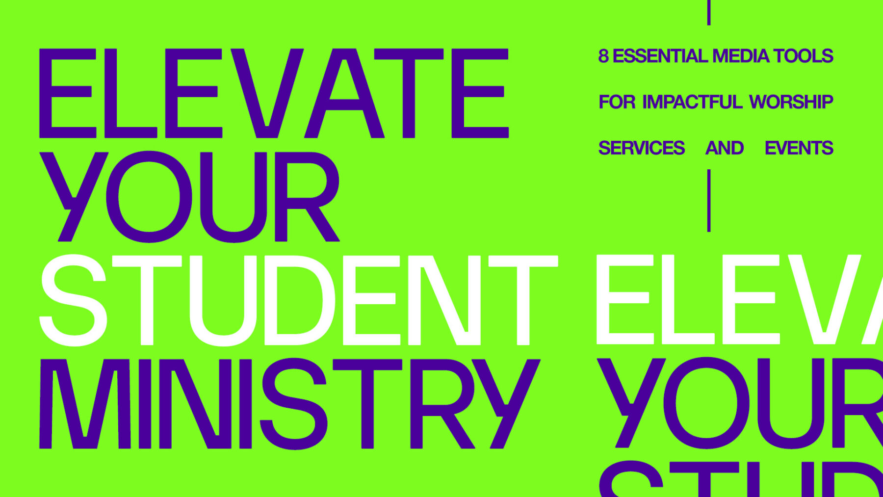 Elevating Your Student Ministry