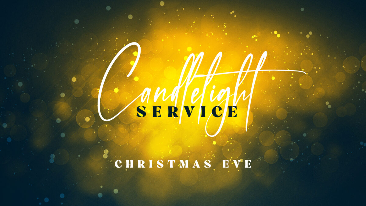 Ministry Graphics: Candlelight Service: Christmas Eve - Church Visuals