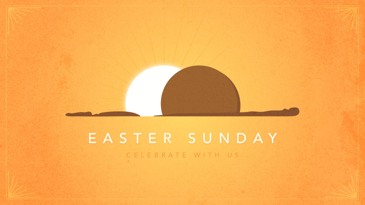 Ministry Graphics: Easter Sunday: Celebrate With Us - Church Visuals