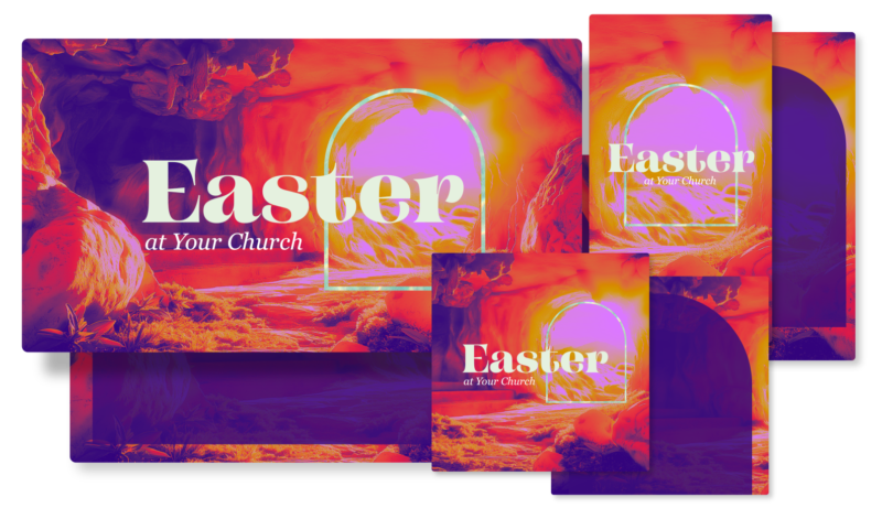 Easter Sermon Series Videos & Graphics - Church Visuals