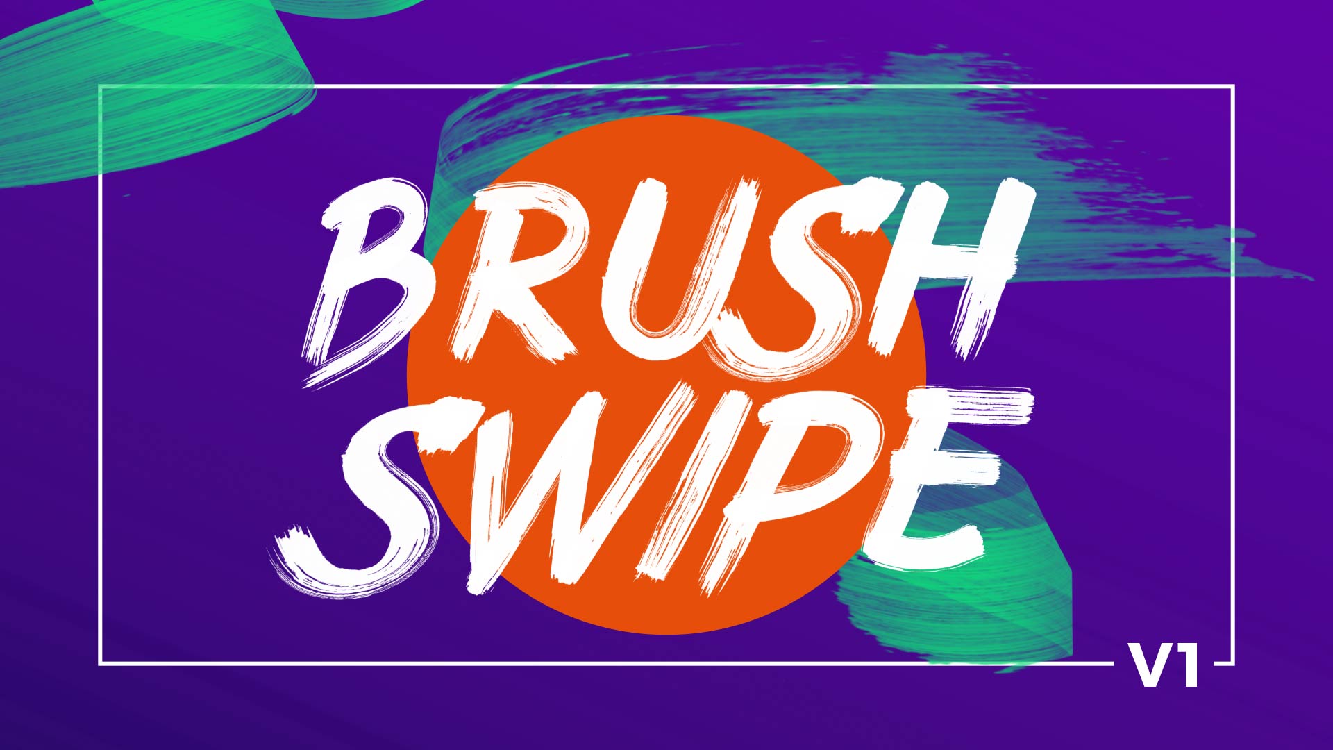 Motion Graphics: Brush Swipe Volume One - Church Visuals