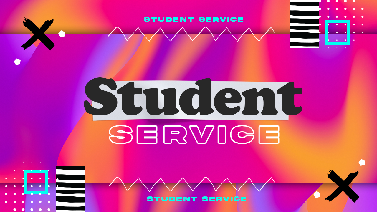 Ministry Graphics: Student Service - Church Visuals