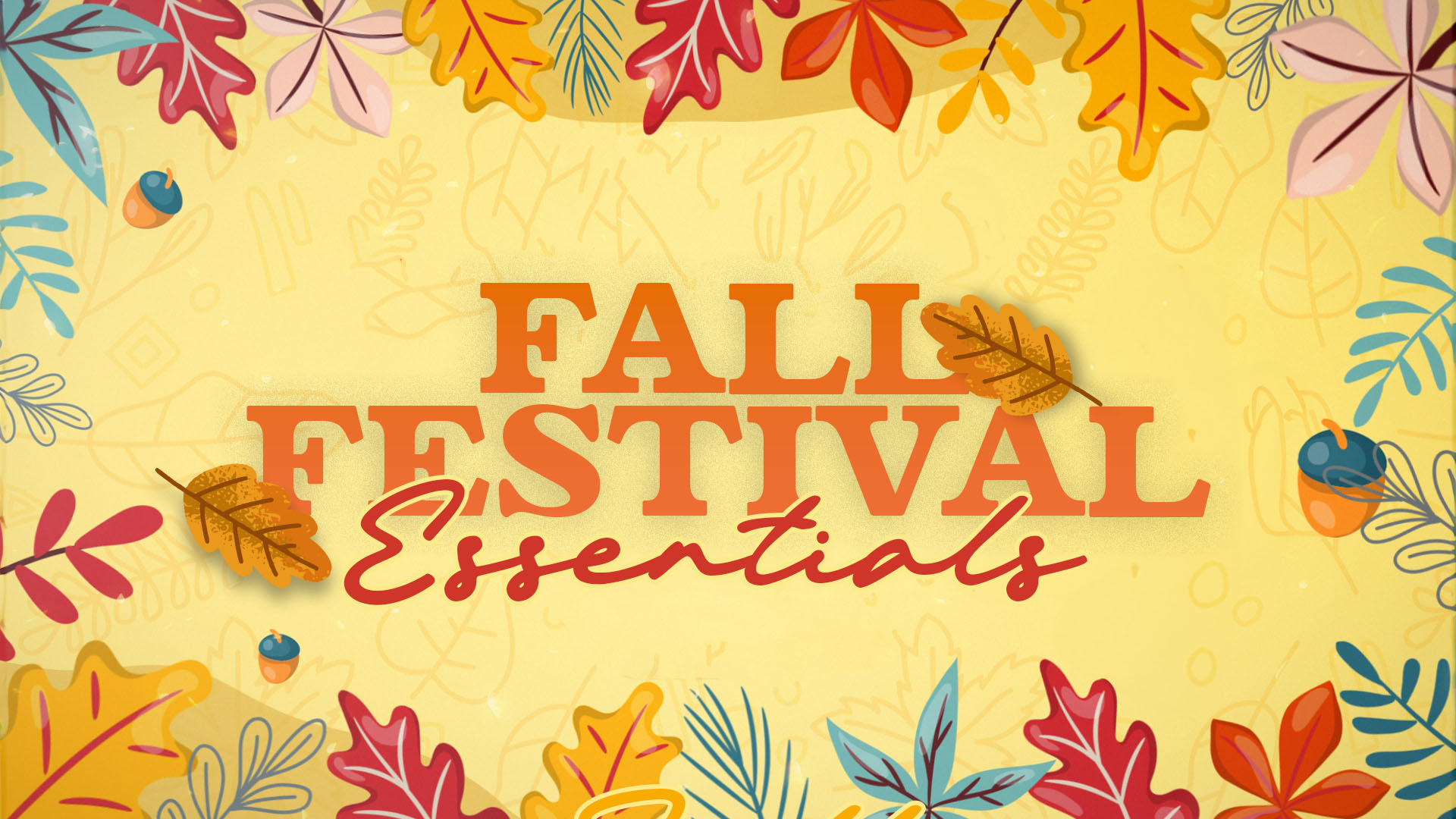 Motion Graphics: Fall Festival Essentials Church Motions, Graphics ...