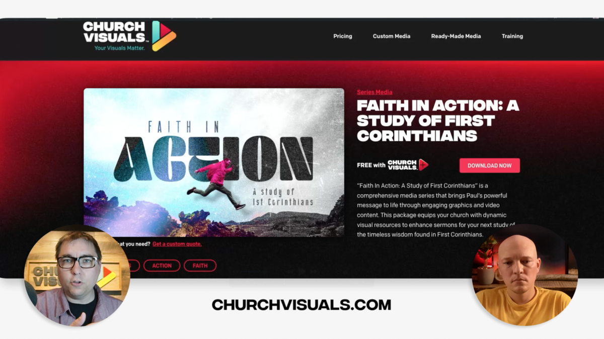 Use Church Visuals with Sermon Shots for Social Sermon Clips