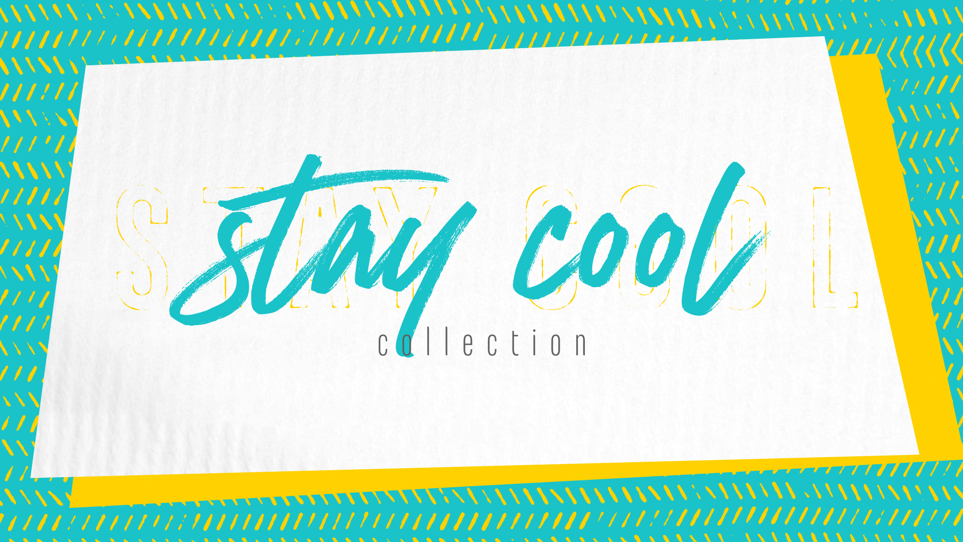 Motion Graphics: Stay Cool Theme Pack – Bold Teal & Yellow Back-to ...