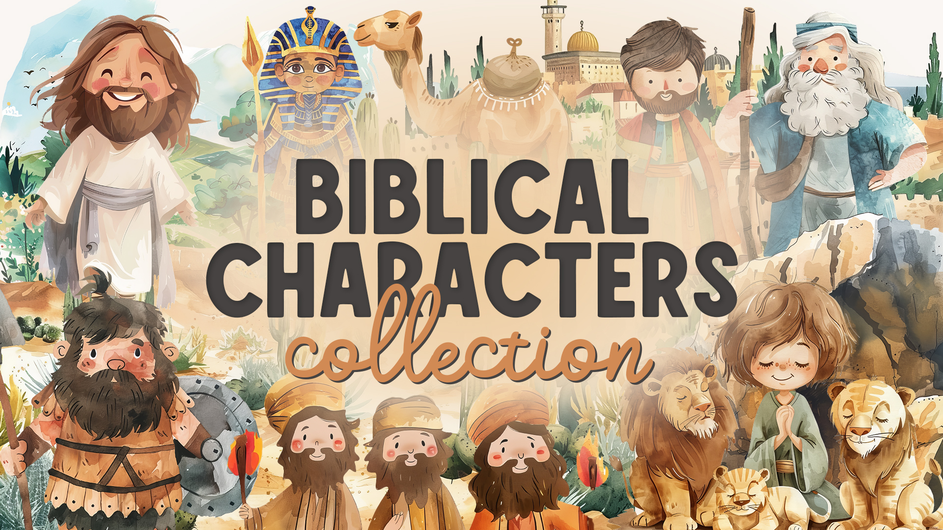 Creative Toolkits: Biblical Characters – Church Design Assets