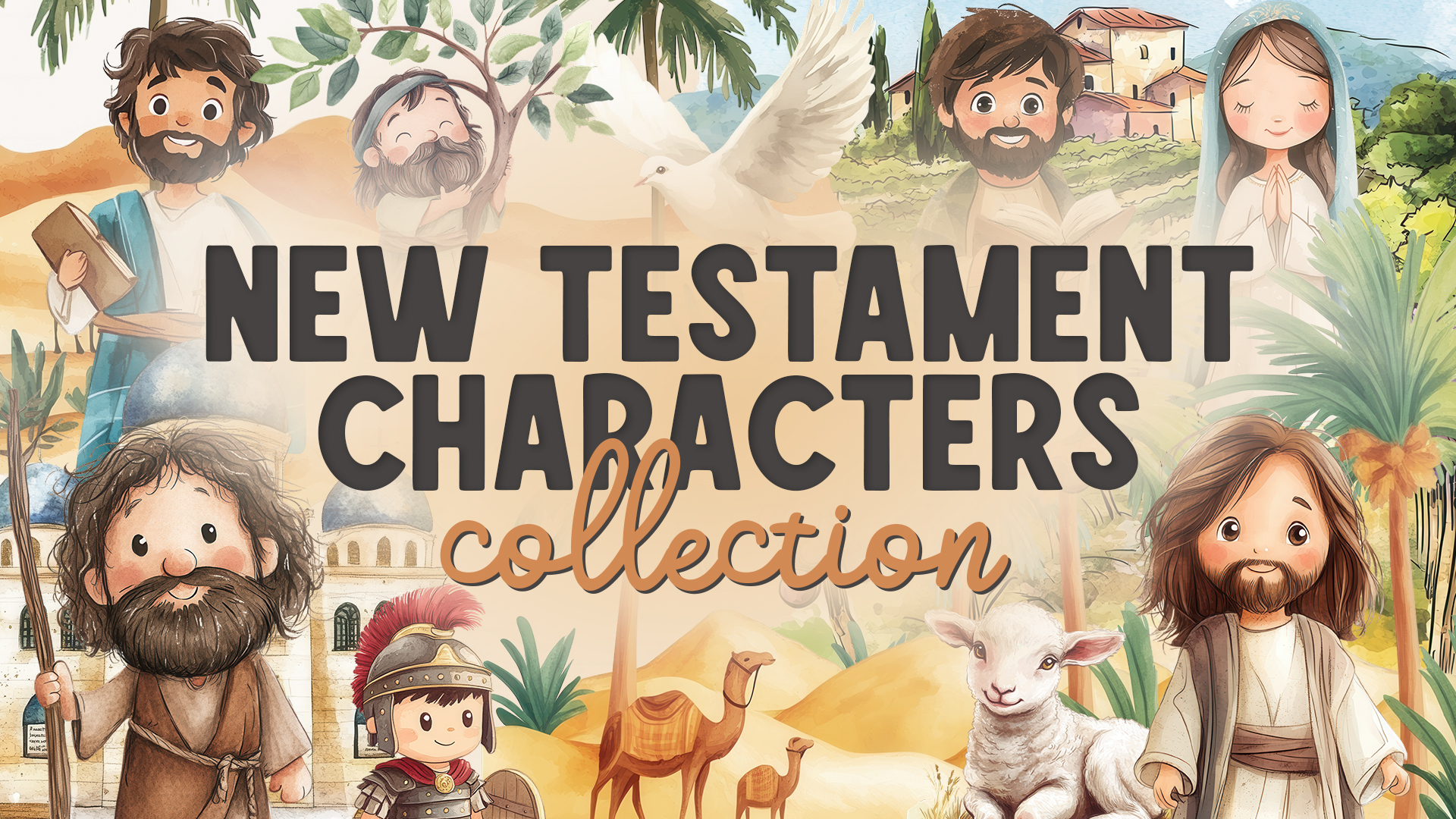 Creative Toolkits: New Testament Characters: 54 Children's Church Clipart