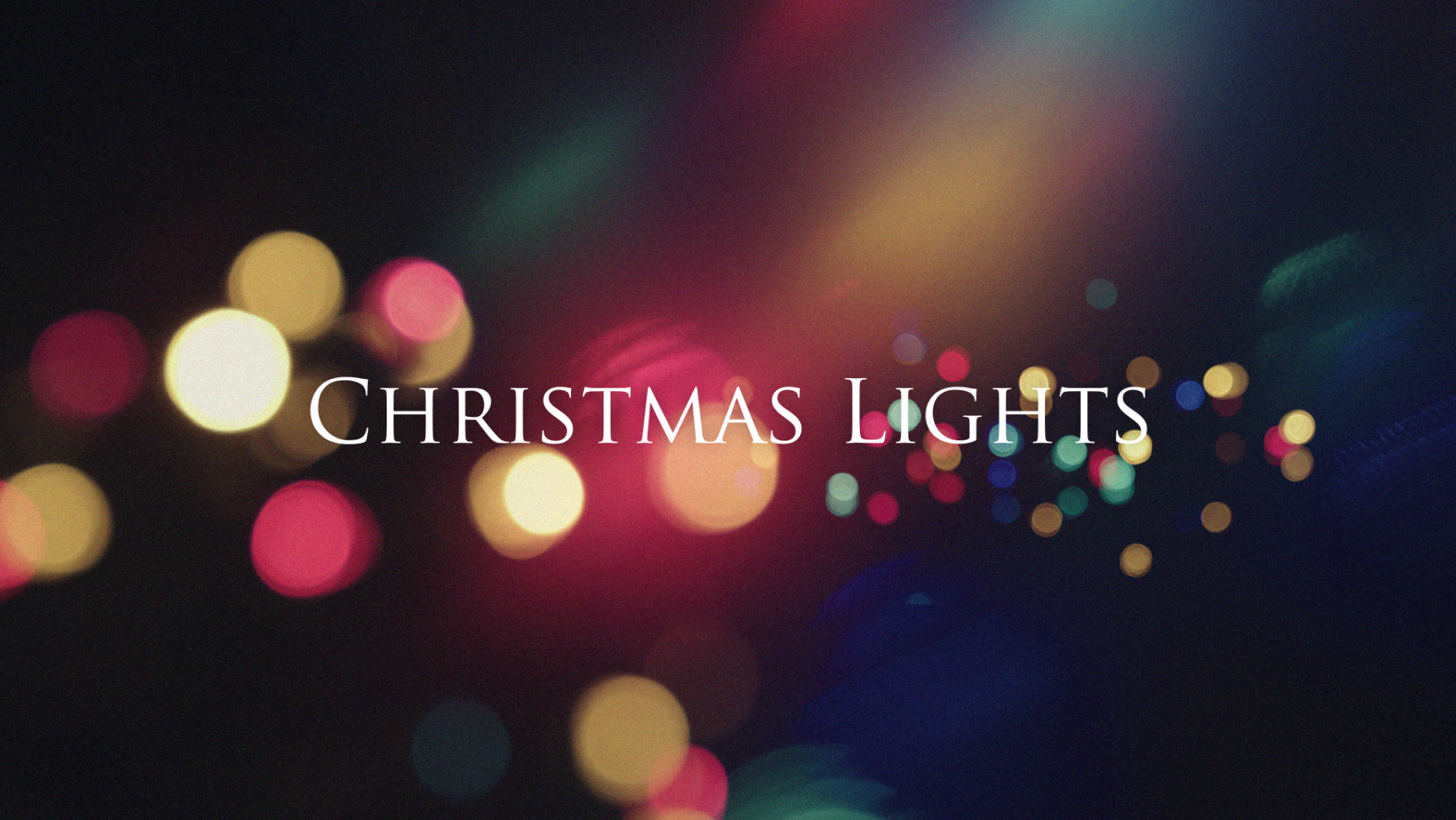 ProPresenter Theme: Christmas Lights ProPresenter Theme – Festive ...