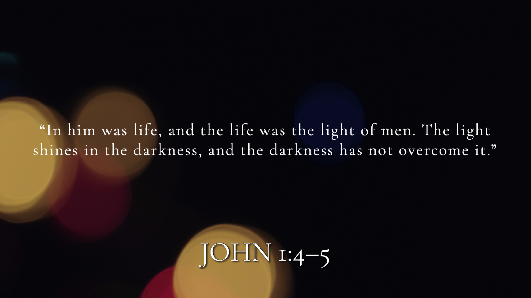 ProPresenter Theme: Christmas Lights ProPresenter Theme – Festive Worship Slides