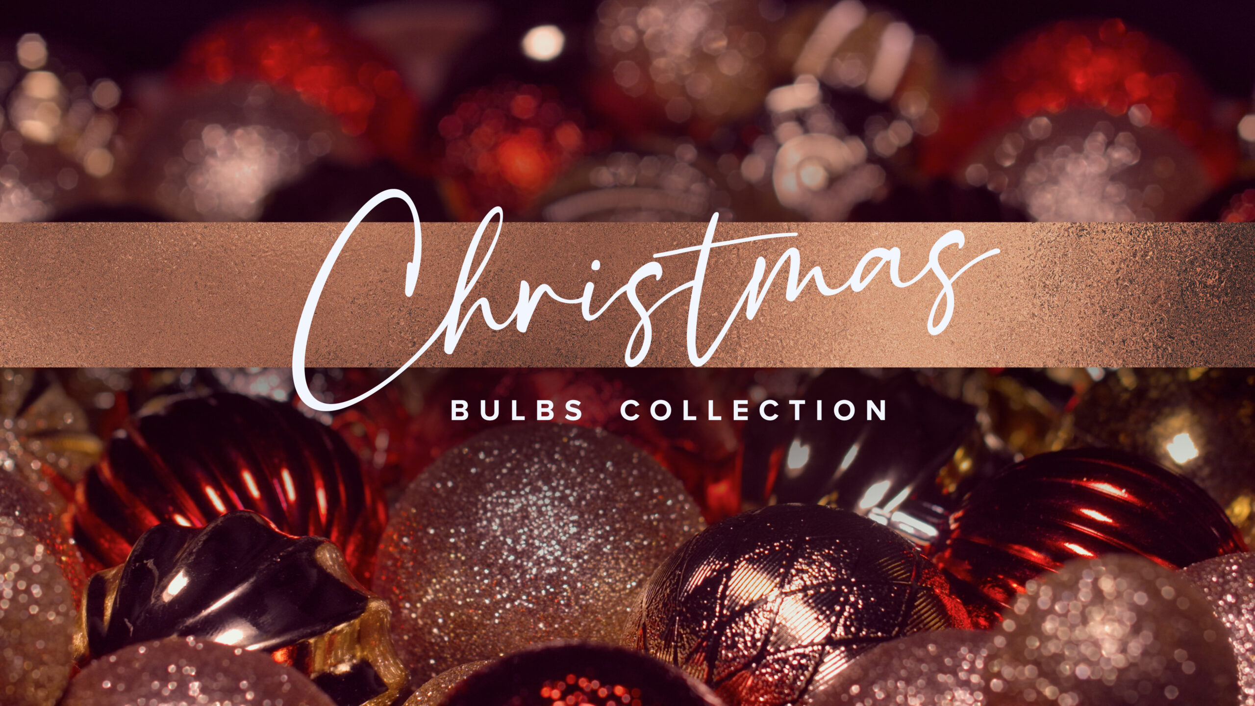 Motion Graphics: Christmas Bulbs Theme Pack - Festive Holiday Church Media
