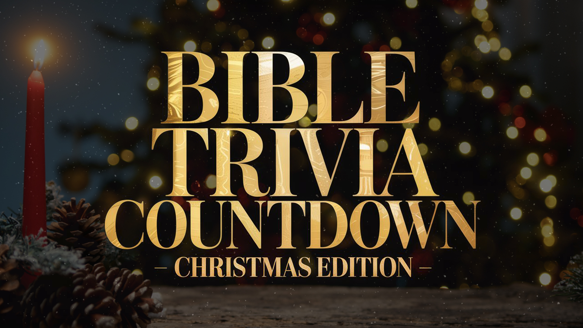 Countdown: Bible Trivia Countdown Christmas Edition - Interactive Countdown
