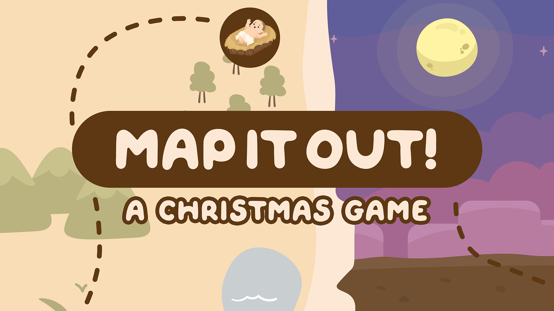 Game: Map It Out: Christmas Geography Game for Kids Ministry