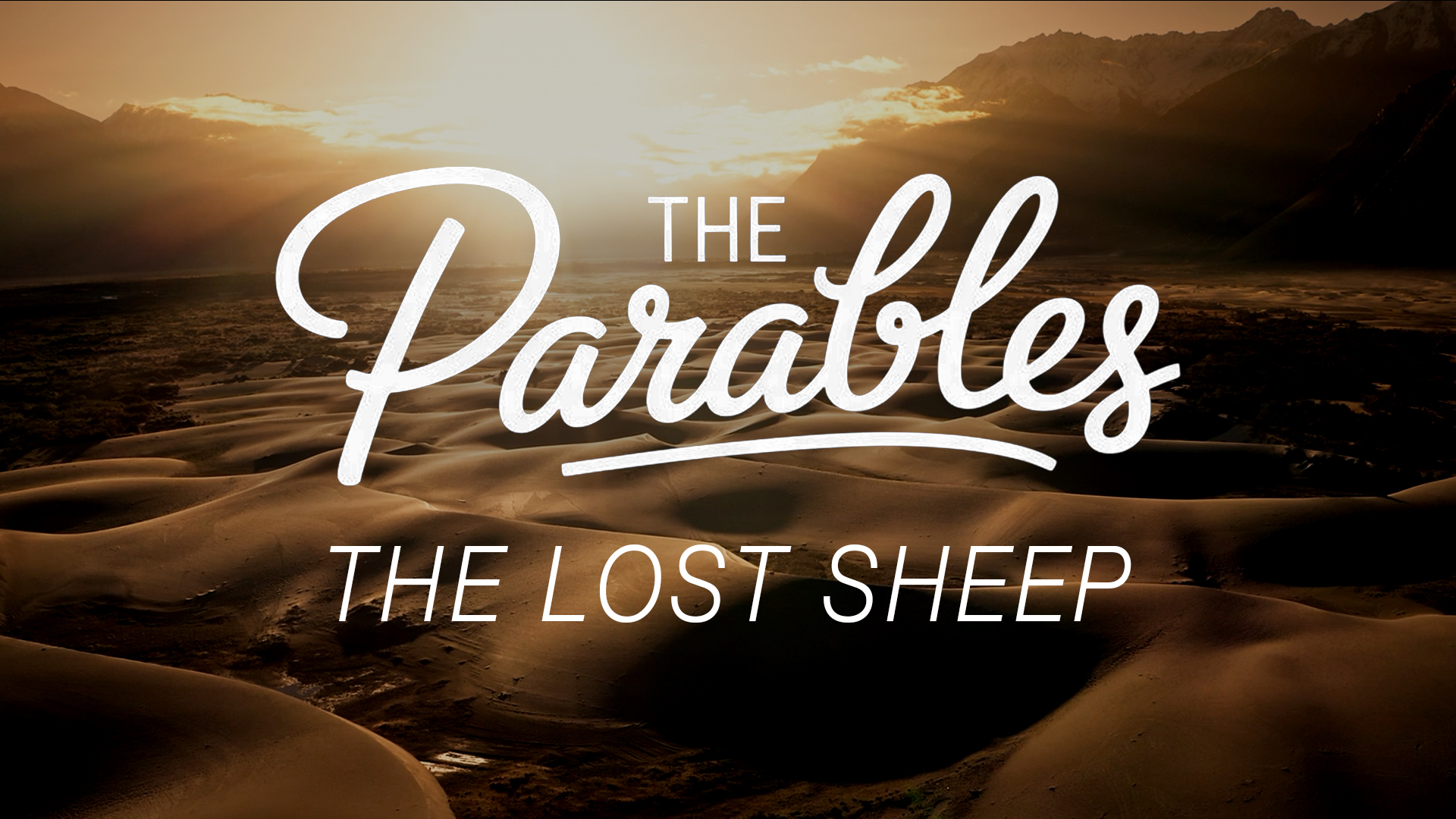Mini-Movie: The Parables - The Lost Sheep | Sermon Series Visuals