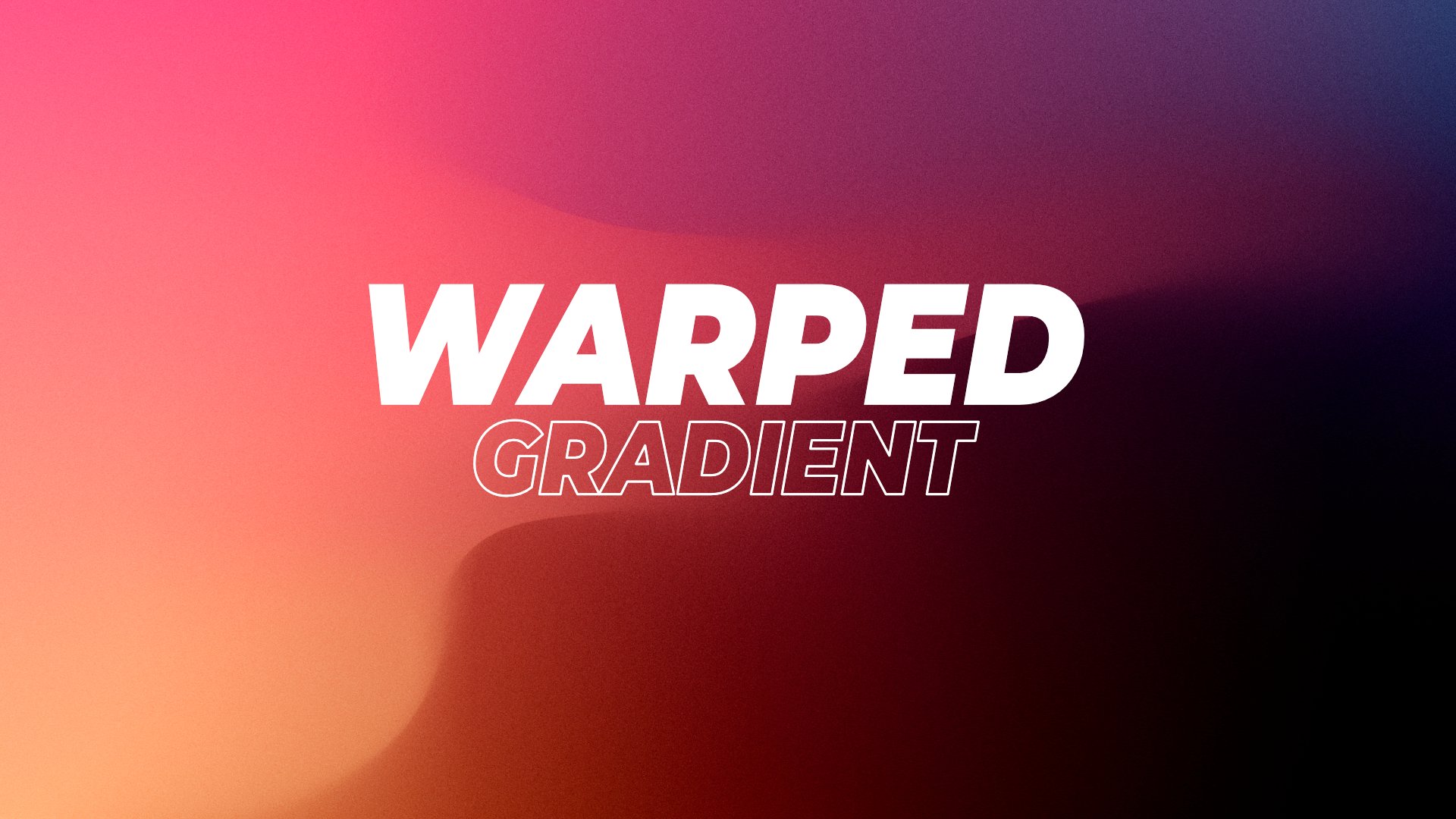 Motion Graphics: Warped Gradient Theme Pack - Modern Backgrounds & Graphics